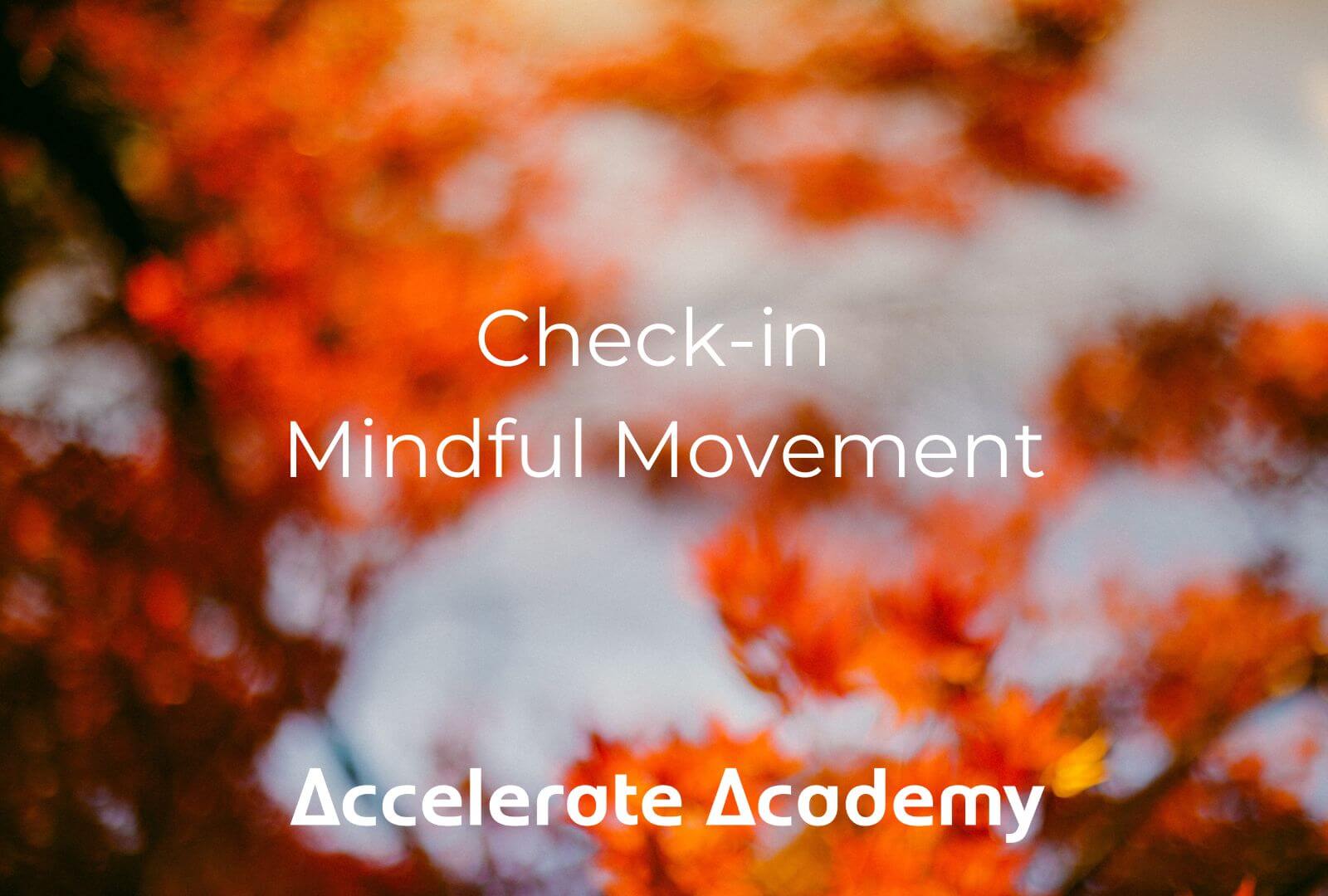 Check-in Mindful Movement | Tool